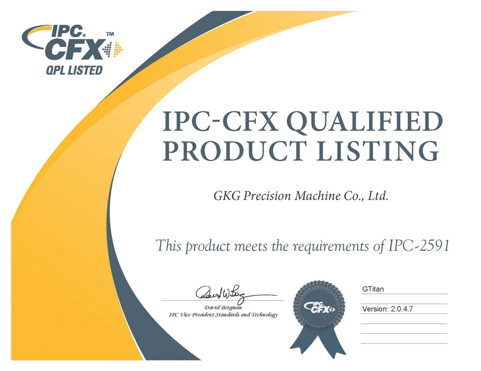 GKG Sucessfully Qualified CFX Validation And Certification Program | GKG